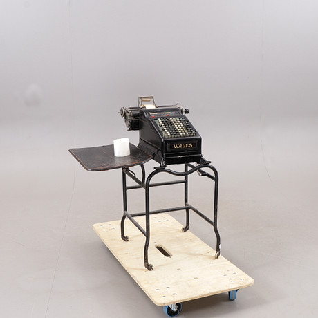 CALCULATOR, Wales adding machine, circa 1920. Miscellaneous - Technica ...