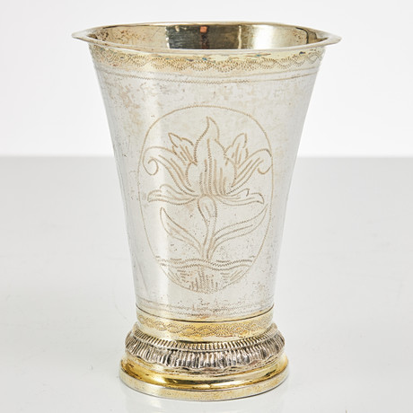 TASSE, Silber, Peter Gadd, Kristianstad 1754. Silber & Metall - Silber ...