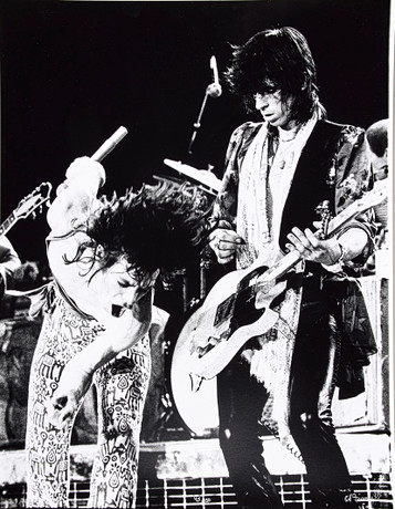 ED FINNELL. Mick Jagger and Keith Richards, The Rolling Stones, ''Tour ...