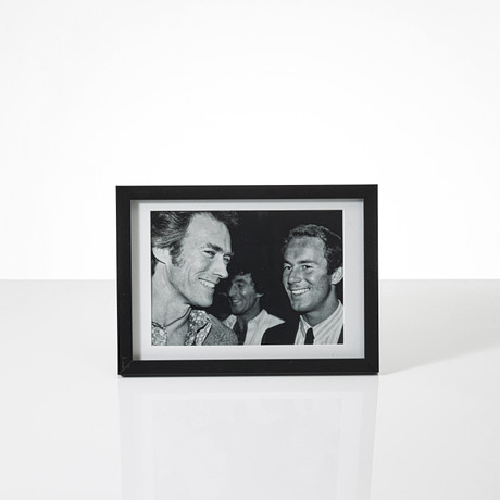 STIG SVEDFELT (1927-2009). "Clint Eastwood with Ingemar Stenmark ...