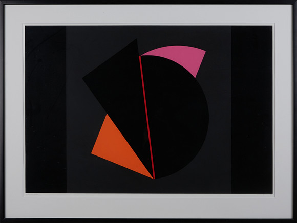 SUSAN BECKMAN. "Ving Vong", signerad och daterad 1990, litografi, 21/ ...