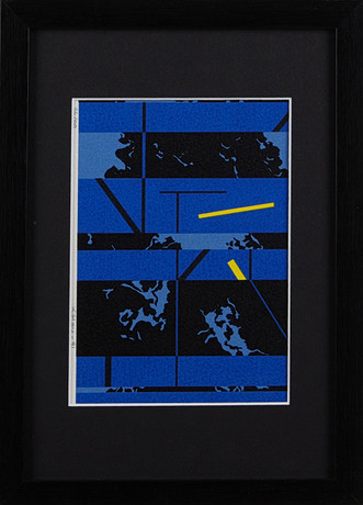 NILS KÖLARE. Abstract composition, signed and dated -91, color ...