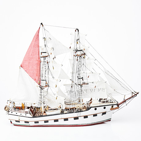MODEL SHIP, full rigger / sailing vessel, fantasy. Collectables ...