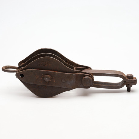 TALJA/BLOCK, järn. Samlarföremål - Teknika & Nautika - Auctionet