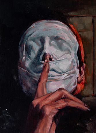 NADIA VALESKA (GEB.1986). Shhh III. Art - Paintings - Auctionet