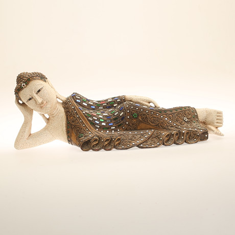 SKULPTUR, trä, Buddha Tailand, 1900-tal. Asiatika - Auctionet