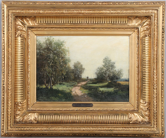 ALFRED WAHLBERG (1834‑1906). Landscape motifs, oil on canvas. Art ...
