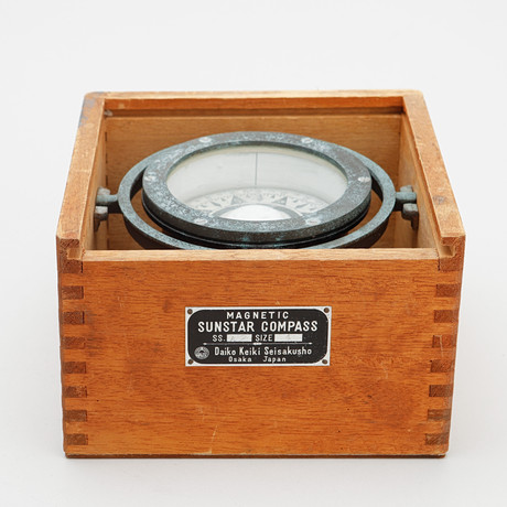 COMPASS, Magnetic Sunstar Compass, Daiko Keiki Seisakusho, Japan ...
