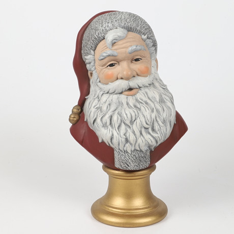 BUST, Santa, plaster, 2000s. Ceramics & Porcelain - European - Auctionet