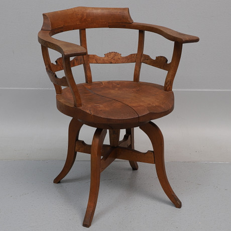 SPINNING CHAIR, wood, 19th century. Furniture - Armchairs & Chairs ...