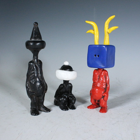 MARTIN SMIDA. Studio. Martin Smida, sculptures, 'Santa's Helpers'. Art ...