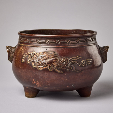A JAPANESE 'PHOENIX' BRONZE CENSOR. Asiatica - Auctionet