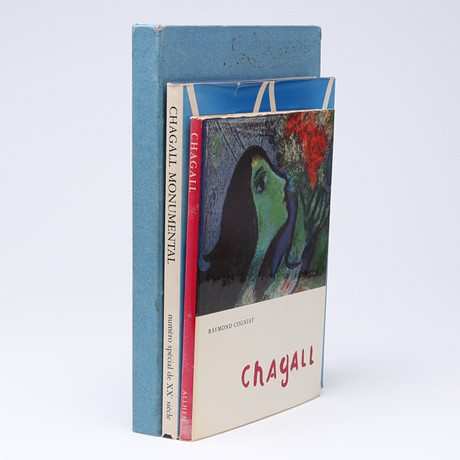ART LITERATURE, 3 volumes, Marc Chagall. Books, Maps & Manuscripts ...