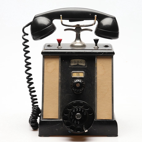 TELEFONVÄXEL, Bakelit, Televerket, omkring 1900-talets mitt. Övrigt ...