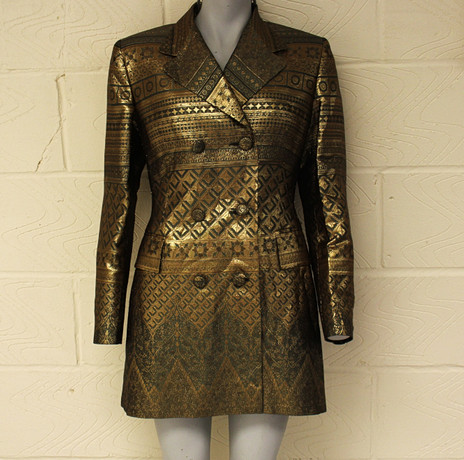 VINTAGE TOMASZ STARZEWSKI GOLD AND GREEN JACKET. Miscellaneous ...