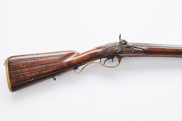 Reciprocating GUN, double barrel, around 1800. Weapons & Militaria ...