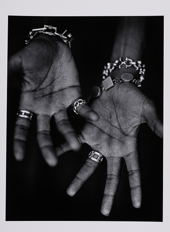 PETER JANHANS. Photograph, Greg Jacobs hands, dated 1998/2021 numbered ...