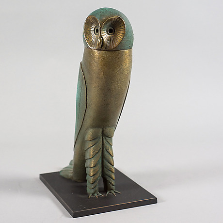 PAUL WUNDERLICH. Owl. Art - Sculptures & Bronzes - Auctionet