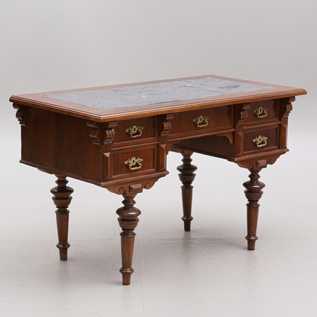 SKRIVBORD, nyrenässans, 1800/1900. Möbler - Övrigt - Auctionet