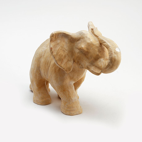ANNA-LISA THOMSON. Figurin, elefant, lergods, Upsala Ekeby. Keramik ...
