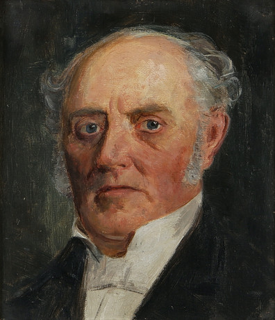 EDVARD PERSEUS. Oil on Board, portrait, signature on verso. Art ...