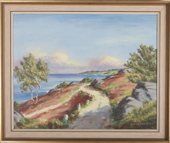 LOUIS BENDISEN. OIL on canvas, signed. Art - Paintings - Auctionet