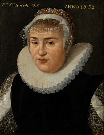 PORTRAITMALER DES 17. JAHRHUNDERTS. Portrait of Marie Elisabeth of ...