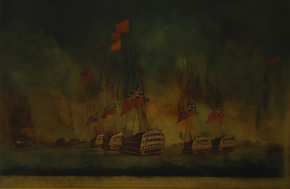 ROBERT DODD. After. print, Battle of Cape St. Vincent. Art - Engravings ...