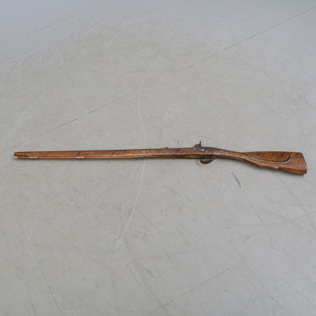 BLOCK RIFLE, mid 1800s, the lock on the left side. Weapons & Militaria ...