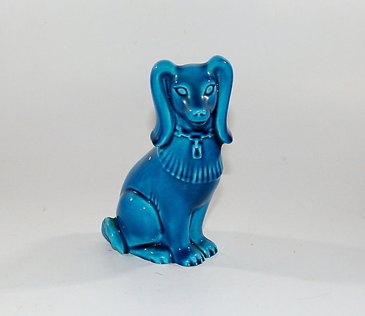 FIGURE, porcelain, Blue dog. Ceramics & Porcelain - European - Auctionet