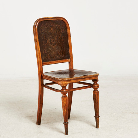 THONET, stol, 1900-talets början, märkt Thonet Austria. Möbler ...