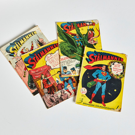 COMIC MAGAZINE, Superman, No. 1-4, 1949. Miscellaneous - Miscellaneous ...