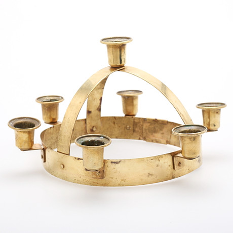 LUCIAKRONA, Mässing, G Forsbäck, Grängesberg. 1900-talets första hälft ...