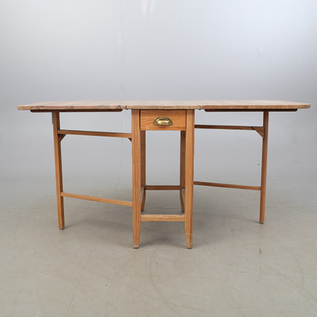 FLAP TABLE, 2 single gates, 2 drawers. Furniture - Tables - Auctionet