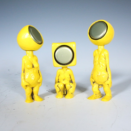 MARTIN SMIDA. Atelier. Martin Smida, skulpturer, 'Gula Triplets'. Konst ...