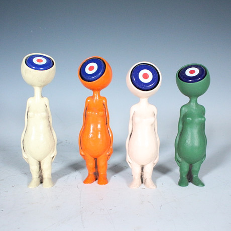 MARTIN SMIDA. Studio. Martin Smida, sculptures, 'Colorful Girls'. Art ...