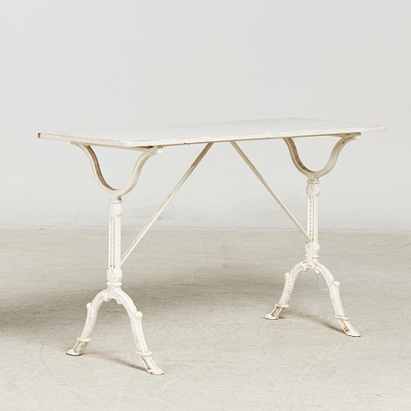 GARDEN TABLE, alt. Occasional table table / side table, base in white ...