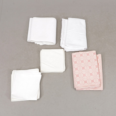 DUKAR, SERVETTER, 24 st, linne. Mattor & Textil - Textil - Auctionet