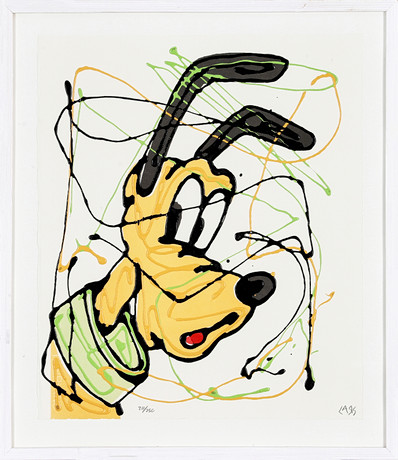 LARS TUNEBO. Pluto, signerad och numrerad 211/250, handkolorerad ...