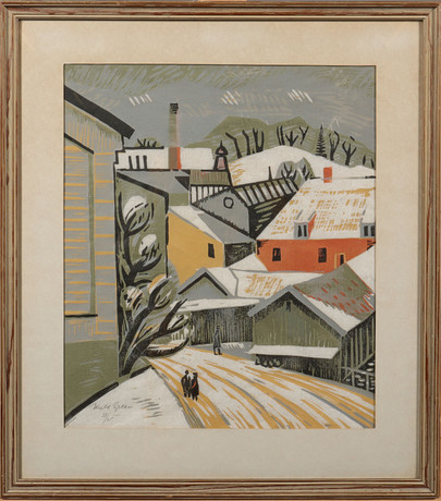 KULO GREEN. COLOR LITHOGRAPHY, signed. Art - Engravings & Prints ...