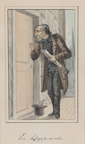 Unknown artist, "A clapping spirit", watercolor, 20th century. Art ...