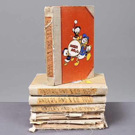ANDERS AND Danish Donald Duck bound vintages 1949- 1954. Toys - Comics ...