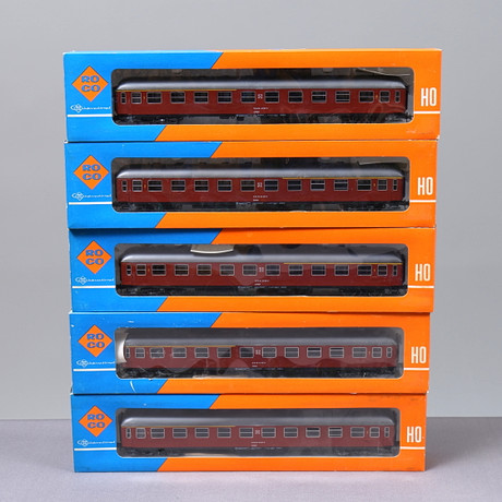 ROCO 4257 B 5 SJ henkilöautot alkuperäispakkauksessa. Lelut - Lelut ...