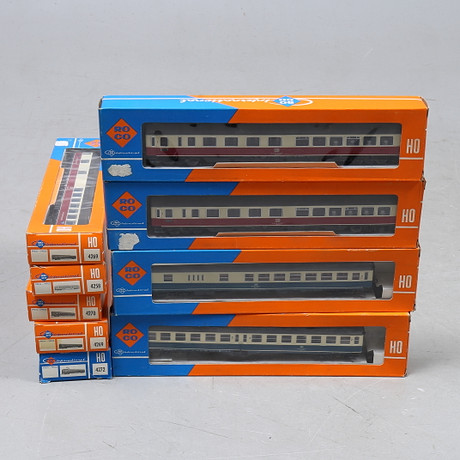 ROCO Bogie wagons DB 9 pcs, original packaging. Toys - Toys - Auctionet