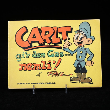 SERIETIDNING, "CARLT gir den gas", Denmark, 1942. Toys - Comics - Auctionet
