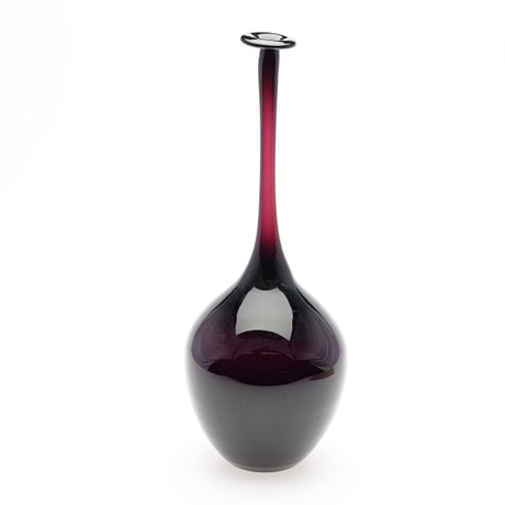 VAS, glas, lila, 1900-talets andra hälft. Glas - Konstglas - Auctionet