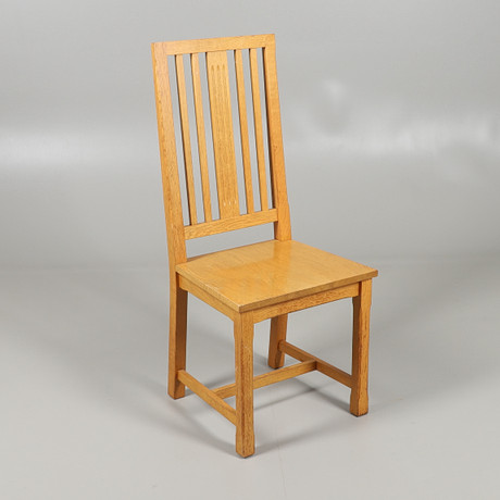 A T. CONRAN LIGHT OAK CHAIR. Furniture - Armchairs & Chairs - Auctionet