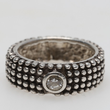 RING, sterling silver with ice stone. Jewellery & Gemstones - Rings ...