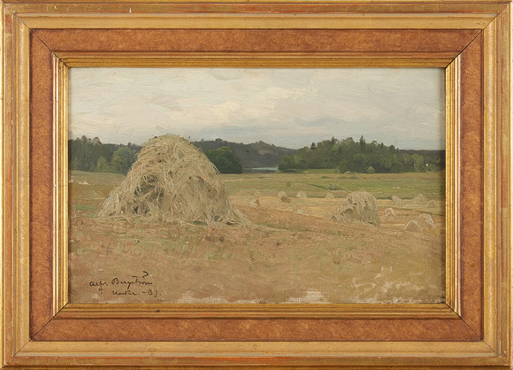 ALFRED BERGSTRÖM (1869-1930), Hövolmar, signed and dated -89. Art ...