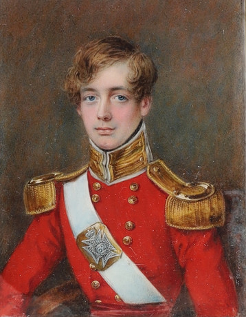 CIRKELN AV SIR WILLIAM CHARLES ROSS (1794-1860). Silver & Metall ...